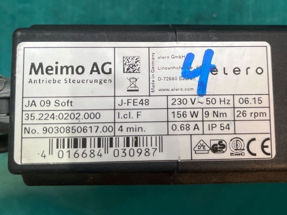 Elero / Meimo JA 09 Soft Lamellenstoren Raffstoren Motor | Kaufen auf ...