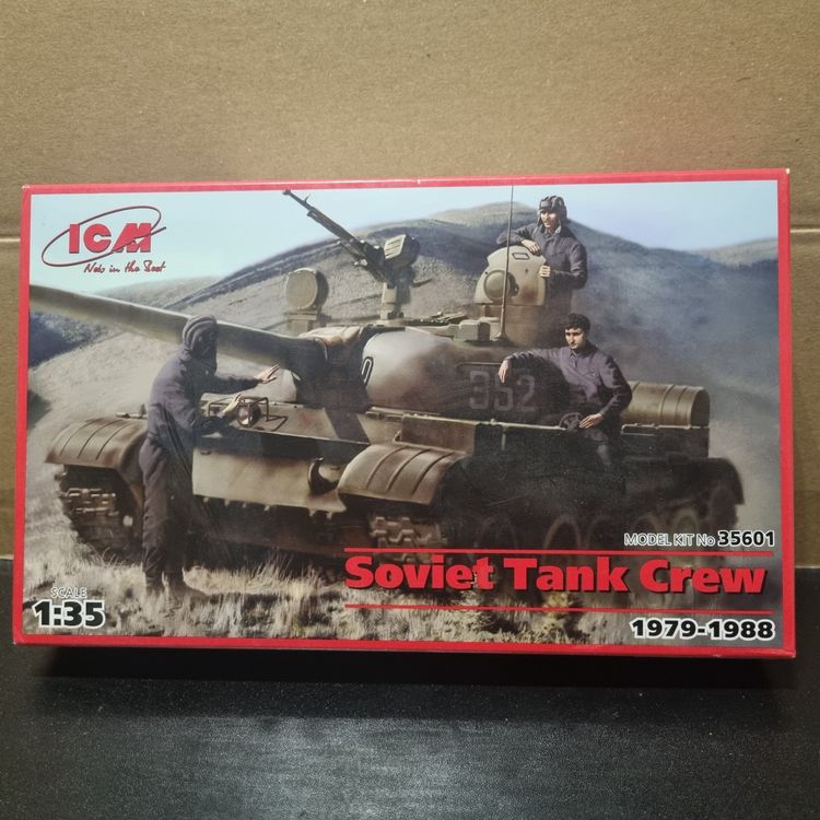 ICM Sowjetischer Panzer mannschafr1:35, 35601 (Neu (gemäss Beschreibung ...