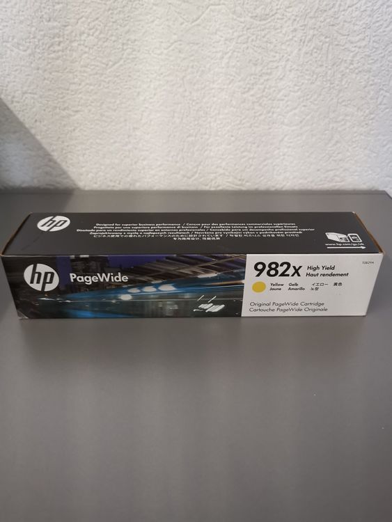 HP Tinte Nr. 982X (T0B29A) Yellow (Neu und originalverpackt) in Goldingen für CHF 35 – mit ...
