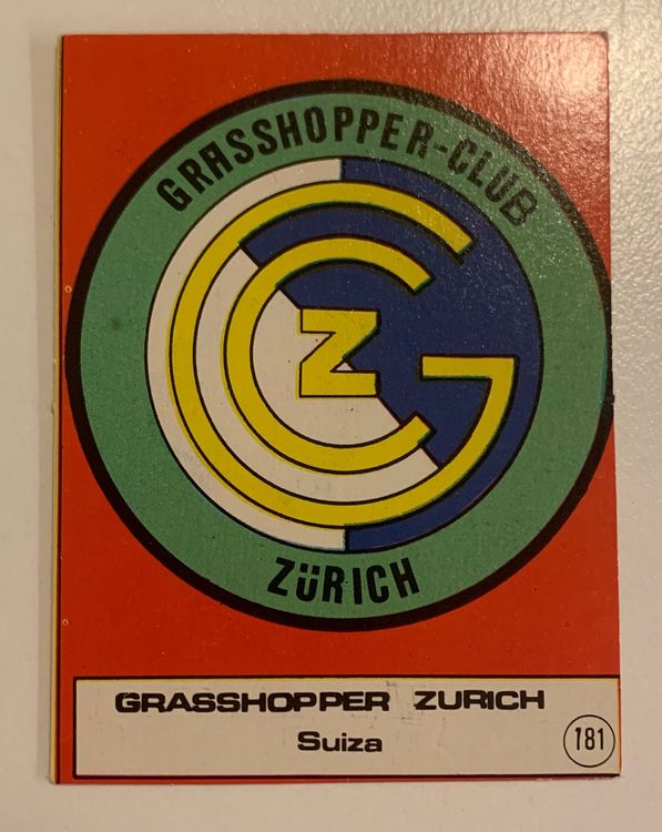 Carte GC GCZ Grasshopper Zürich 1982 Football Suisse (Gebraucht) in ...