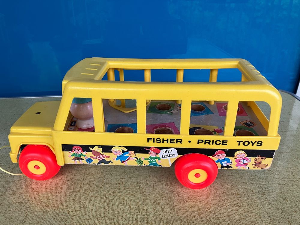 Fischer Price Bus, Vintage, 60er (Gebraucht) in Zürich für CHF 52 – mit ...