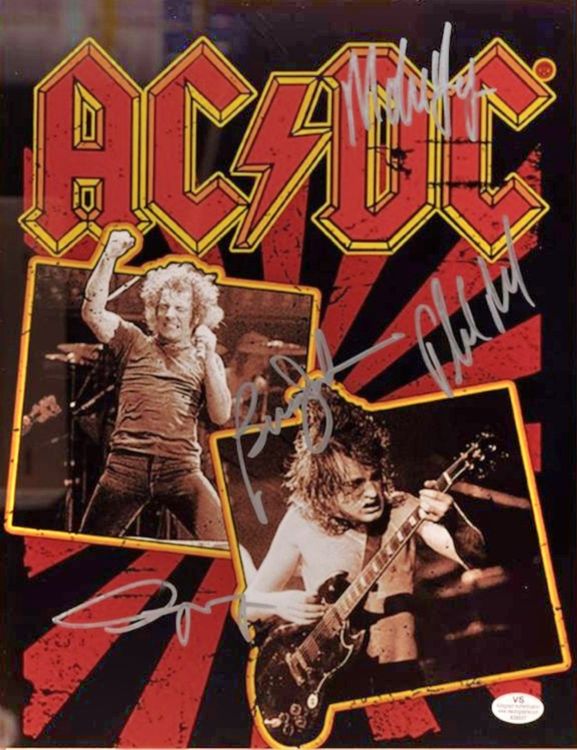 AC/DC Autograph Band + authentification (Gebraucht) in Payerne für CHF ...