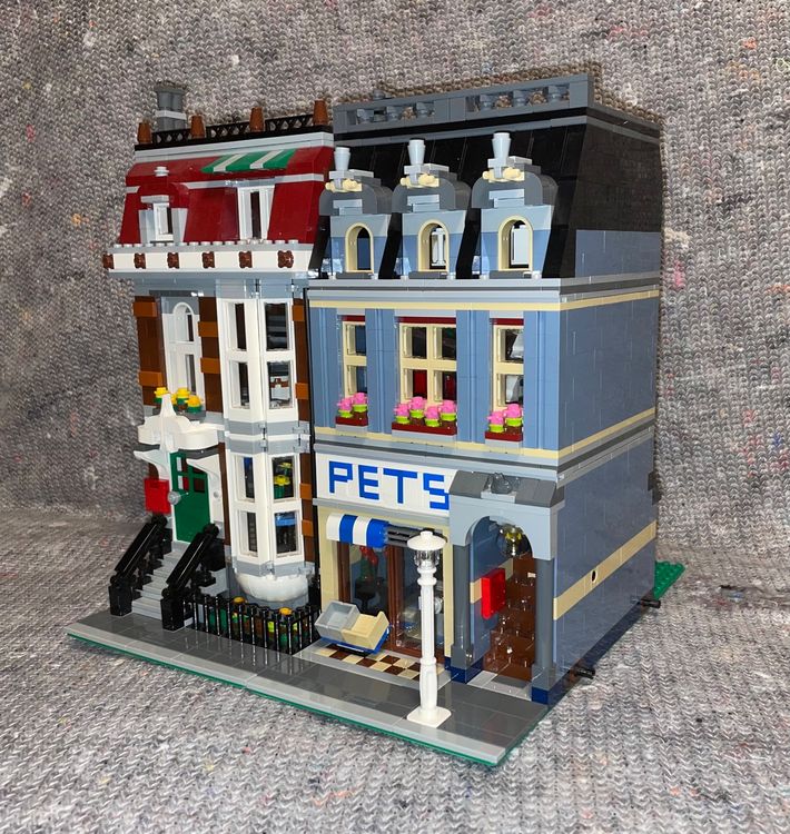Komplettset Lego Pet Shop 10218 mit Bauplänen (Neu (gemäss Beschreibung ...