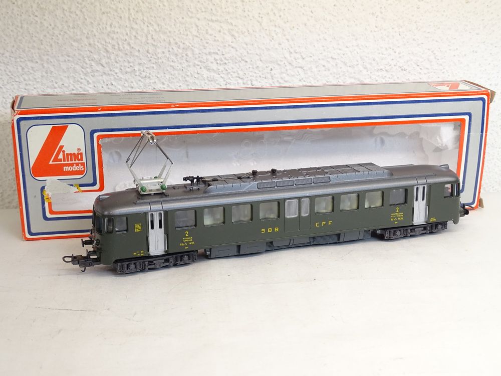 Lima 208031LG SBB Triebwagen RBe4/4 1435 Grün, H0,GS/DC,OVP (Gebraucht) in Wohlen AG für CHF 36 ...