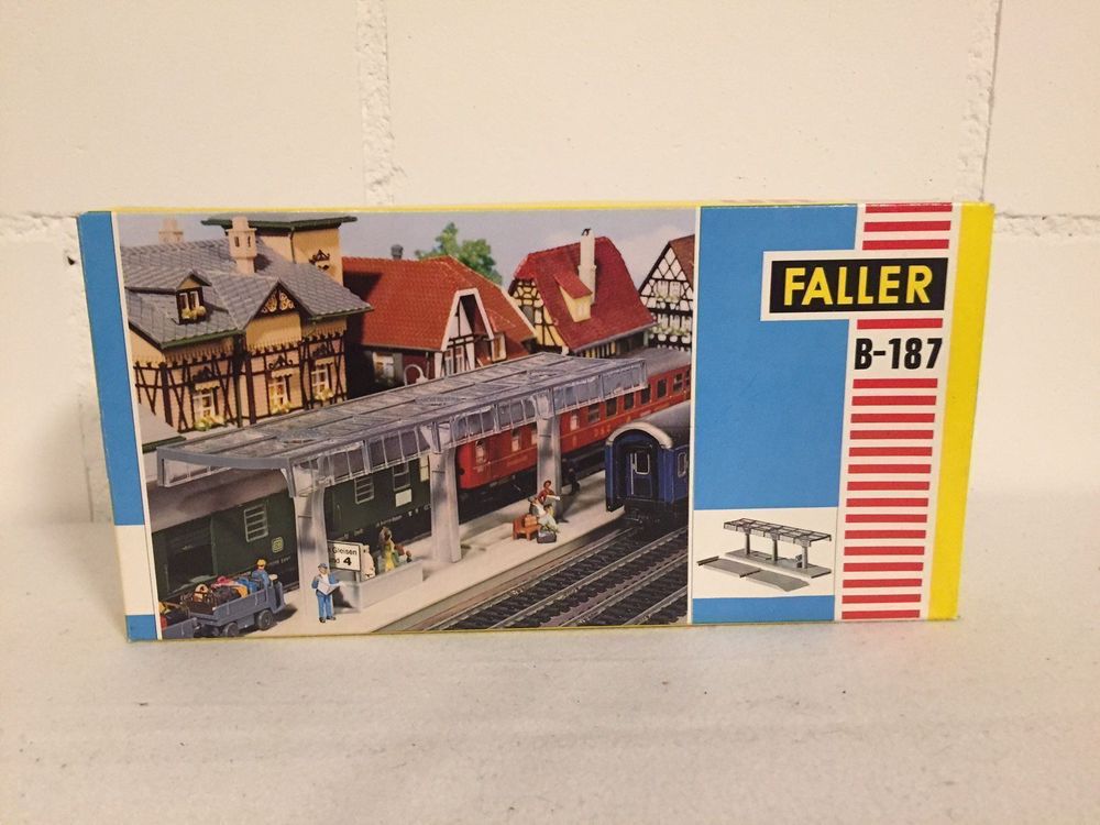 NEU&OVP: H0 Faller B-187 Perron mit Dach (Neu und originalverpackt) in ...