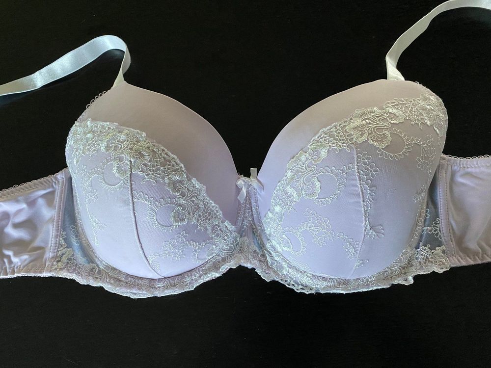 BH weiss bestickt 95D edel soutien-gorge reggiseno bra (164) (Gebraucht ...