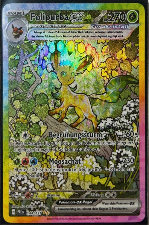 Pokémonkarte Folipurba EX (144/131)–Prismatische Entwicklung (Gebraucht ...