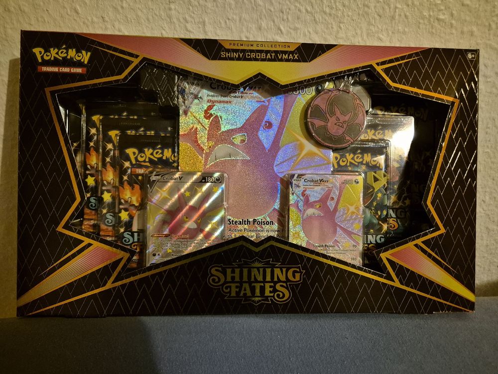 Shining Fates Premium Collection Shiny Crobat VMAX (Neu und ...