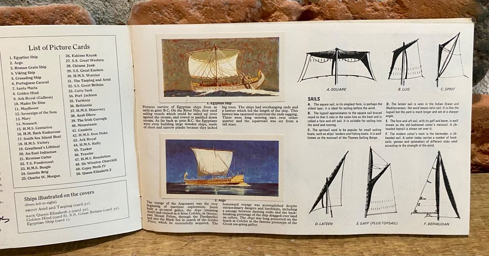 70er Vintage Sammelbilder Album „Schiffe Seefahrt“ - England | Kaufen auf Ricardo