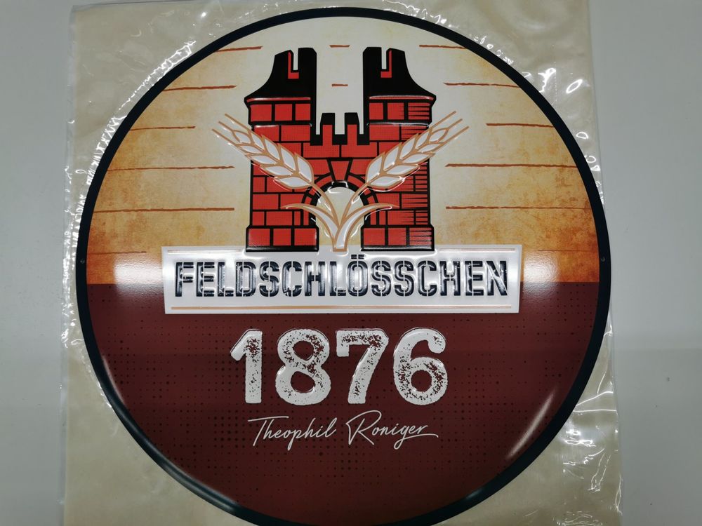 Feldschlösschen 1876 Blechschild | Kaufen auf Ricardo