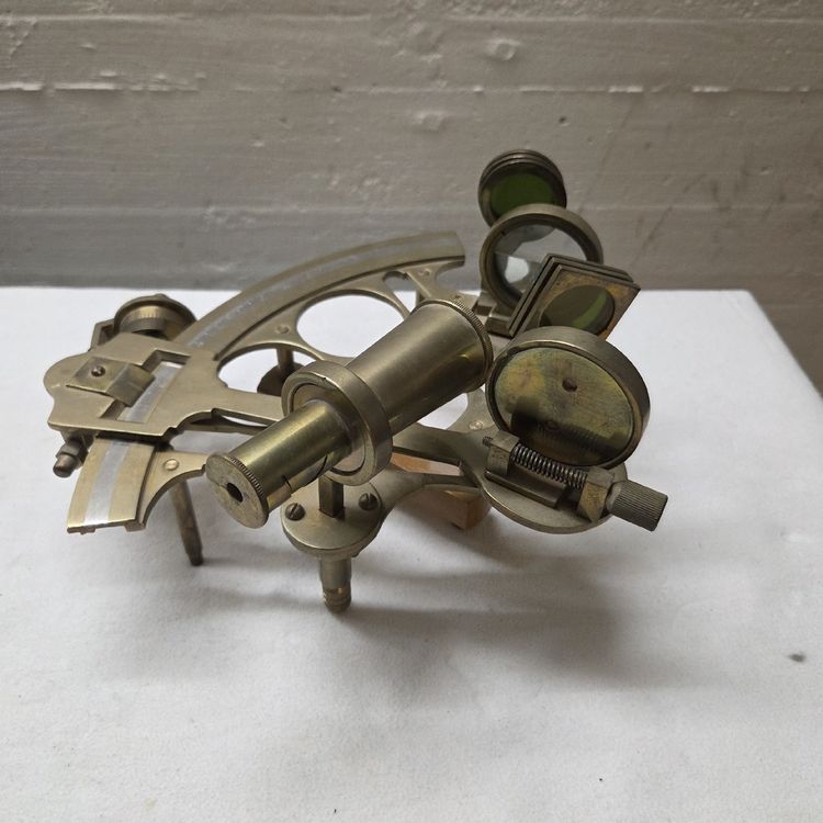 Antikes Sextant aus Messing, maritimes Sammlerstück.. (Gebraucht) in ...