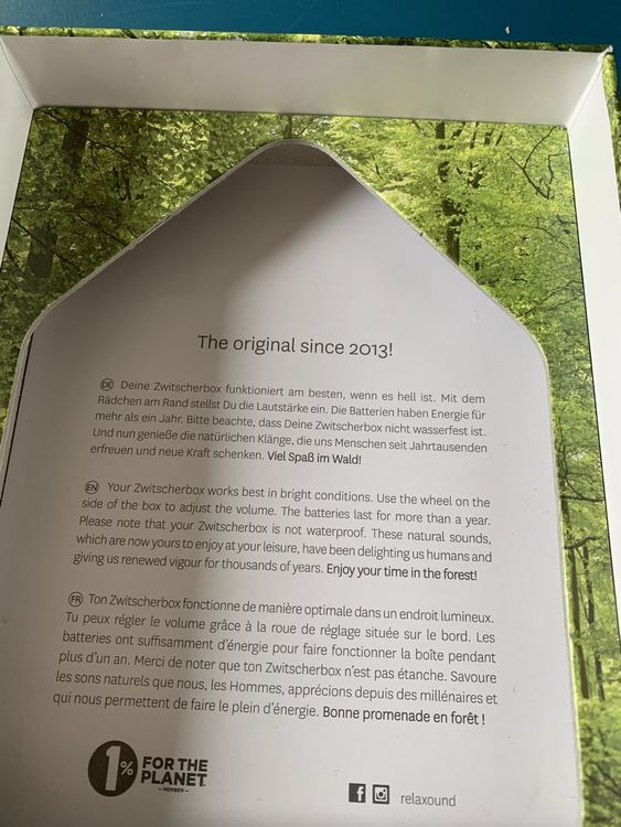 Zwitscher Box -The Original | Kaufen auf Ricardo