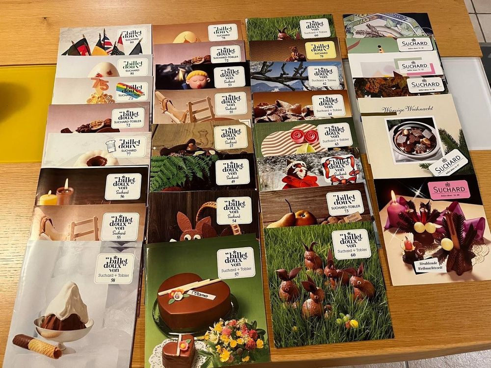 Suchard + Tobler billet doux 28 Stück Rezepte Bäckerei (Gebraucht) in ...
