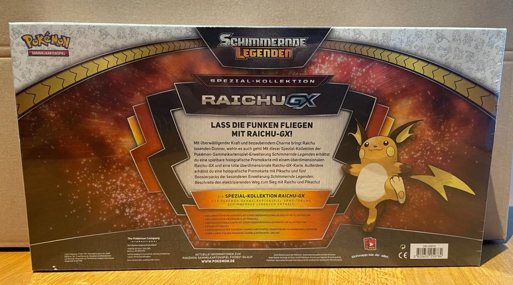 Pokémon Raichu Box / Schimmernde Legenden / deutsch | Kaufen auf Ricardo