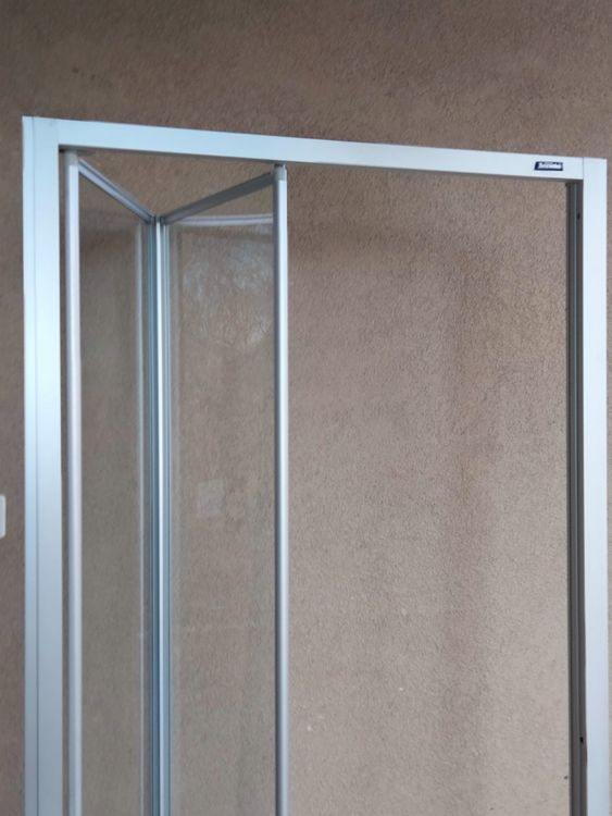 DUSCHOLUX Optima 300 Gleitfalttür, ca. 88 cm x ca. 185 cm (Gebraucht ...