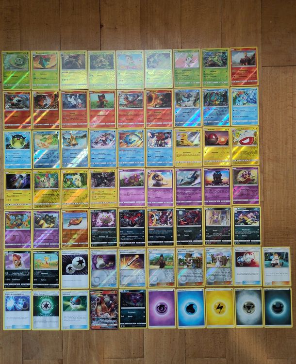 pokemon karten Schimmernde Legenden Set mit 65 Karten (Neu (gemäss ...