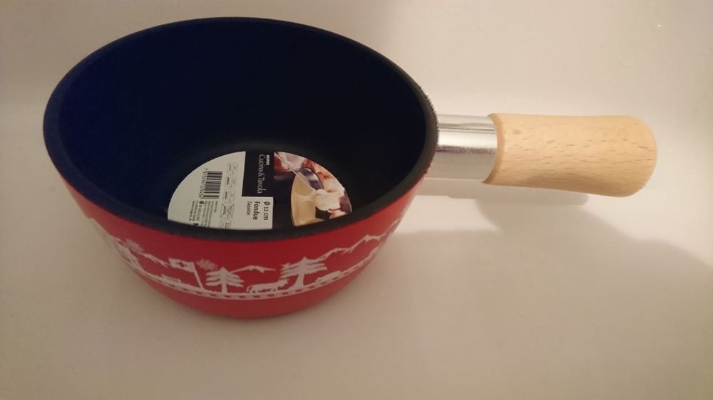Fondue Caquelon Alu Mini rot Ø12cm | Kaufen auf Ricardo