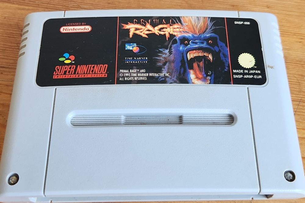 SNES Primal Rage Modul Cartridge Spiel | Kaufen auf Ricardo