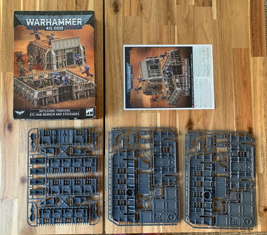 Warhammer 40k Terrain: STC Hab-Bunker and Stockades (Neu und ...