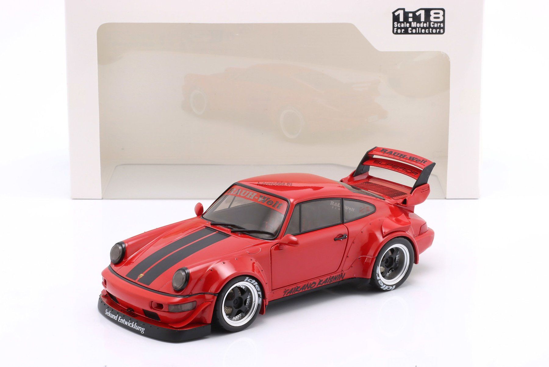 Porsche 911 RWB Taikano Kaishin 2024 rot/schwarz Solido 1:18 (Neu und ...
