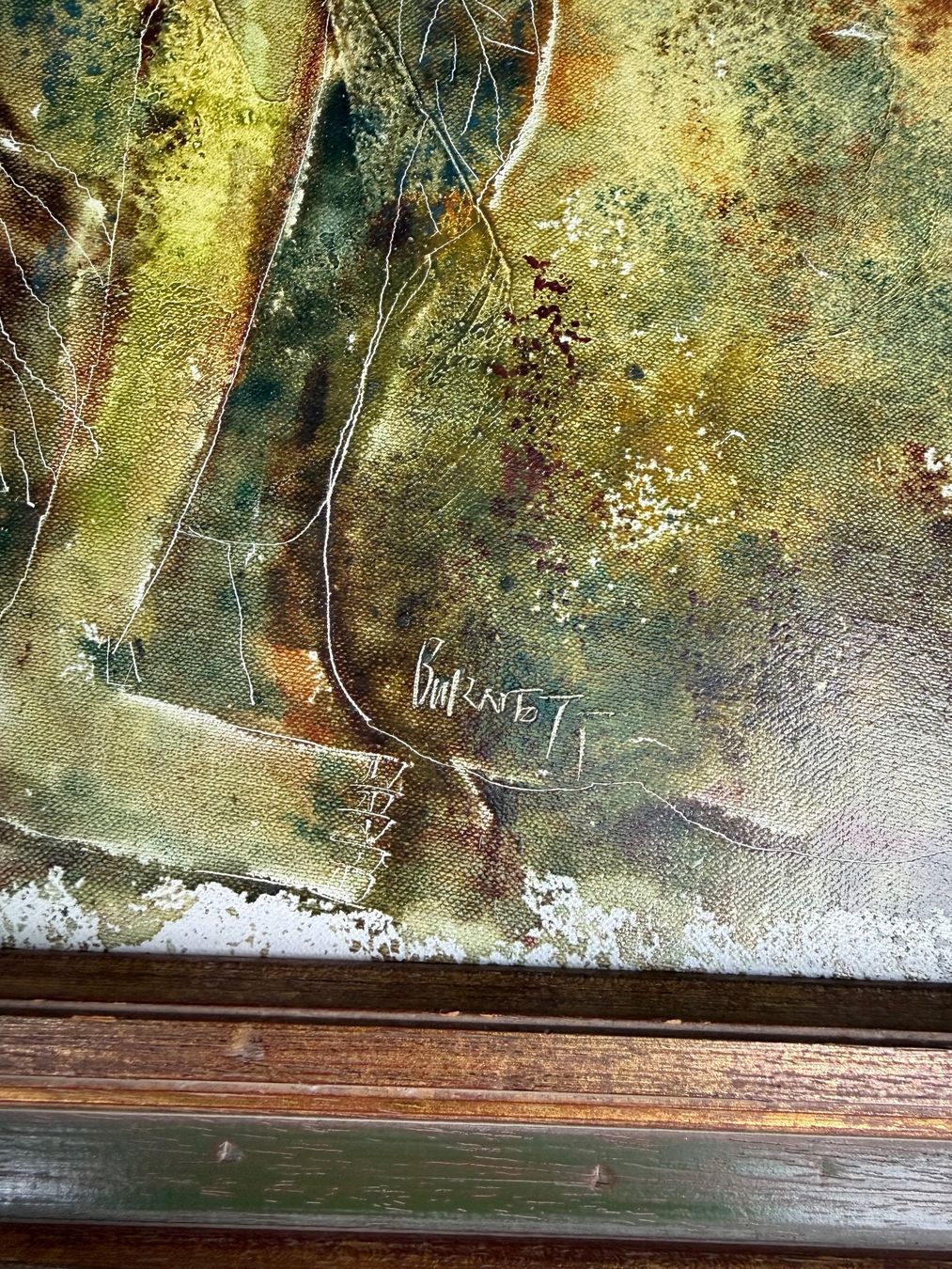 Calvin Waller Burnett (1921 – 2007) – Huile originale signie (Gebraucht ...