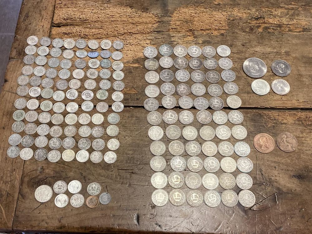 Sammlung 50 Rappen/1 Franken nom 112.00 | Kaufen auf Ricardo