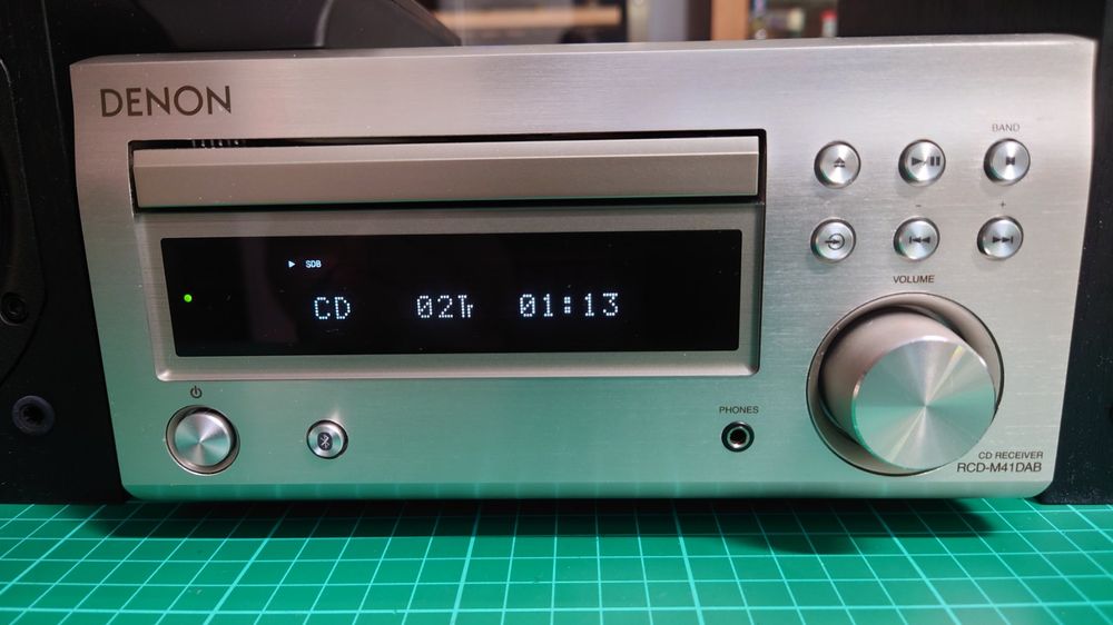 MINI HI-FI CD/BLUETOOTH/DAB DENON D-M41DAB SILVER (Gebraucht) in ...