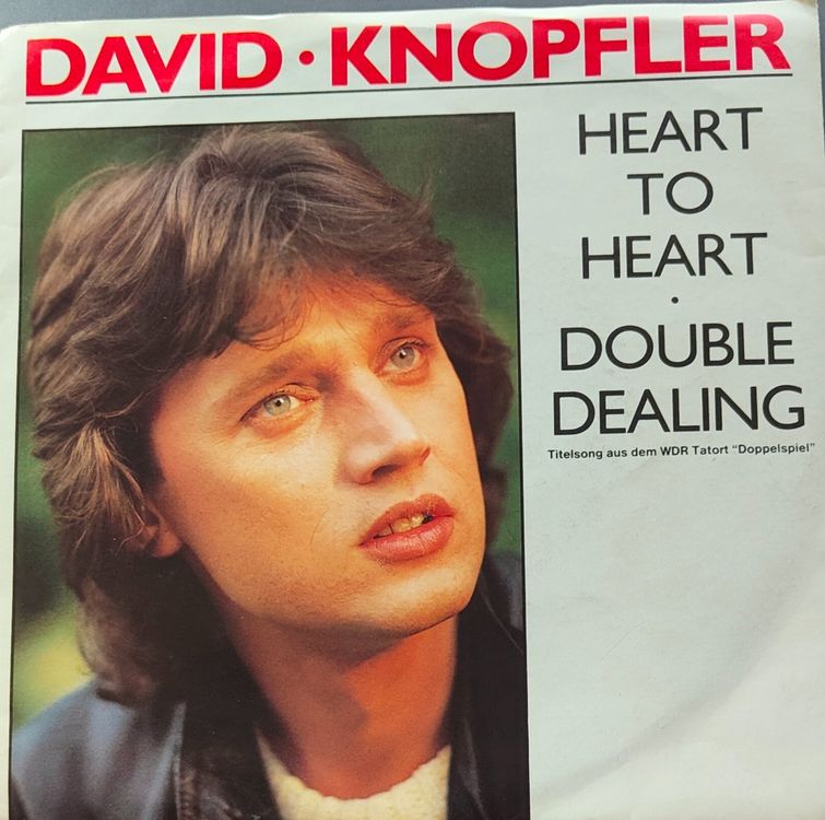 Vinyl-Single David Knopfler (Dire Straits) - Heart To Heart (Gebraucht ...
