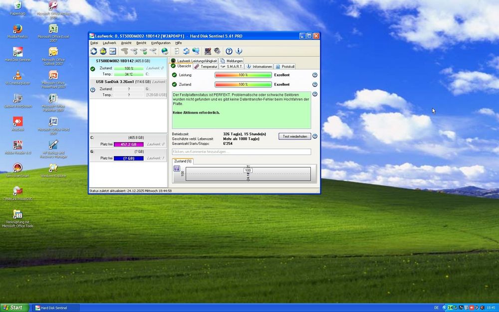 ThinkCentre Edge72, HDD 500GB, Windows XP & Office 2007 (Gebraucht) in ...