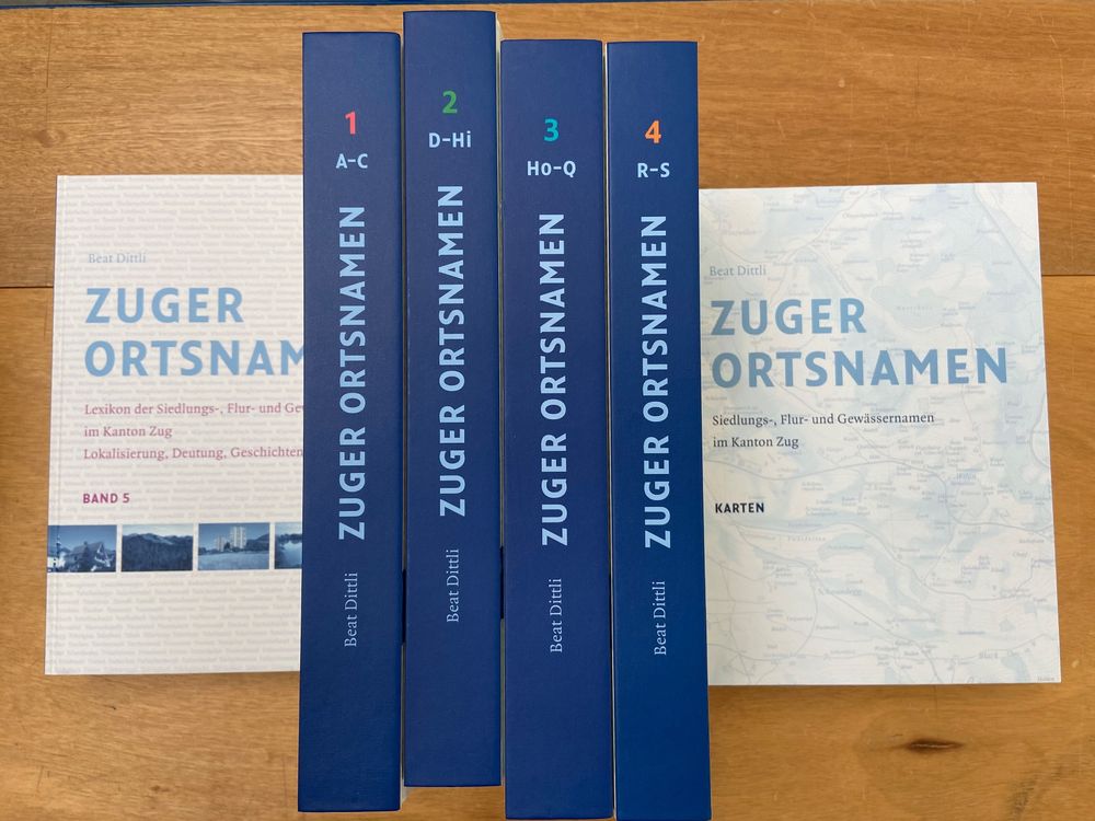 Zuger Ortsnamen Lexikon Kt. Zug (5 Bde. und 1 Kartenband) | Kaufen auf Ricardo
