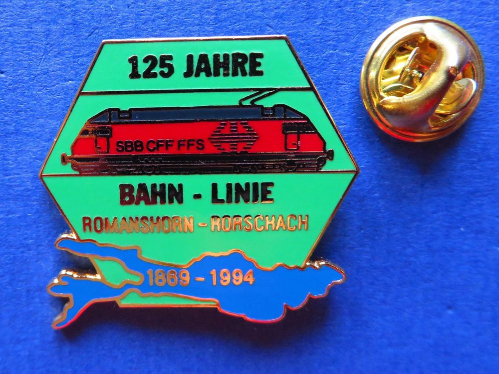 PIN PIN'S SBB CFF FFS 125 JAHRE,BODENSEE,LOKOMOTIVE,limiti. (Gebraucht ...