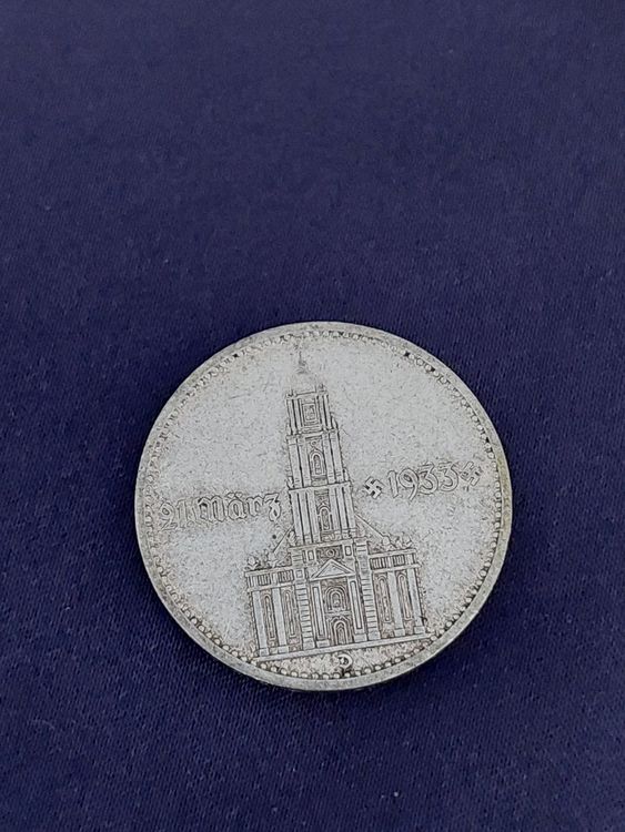 2 REICHSMARK 1934 SILBERMÜNZE 8 GRAMM (Gebraucht) in Elsau für CHF 12 – mit Lieferung auf ...