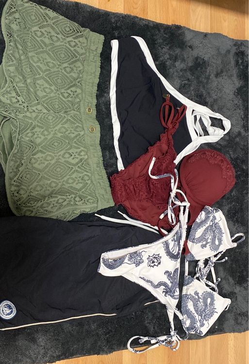 Sommer Set: Bademode Mix, Bikini, Badehose, Top Gr. 38/M (Gebraucht) in ...
