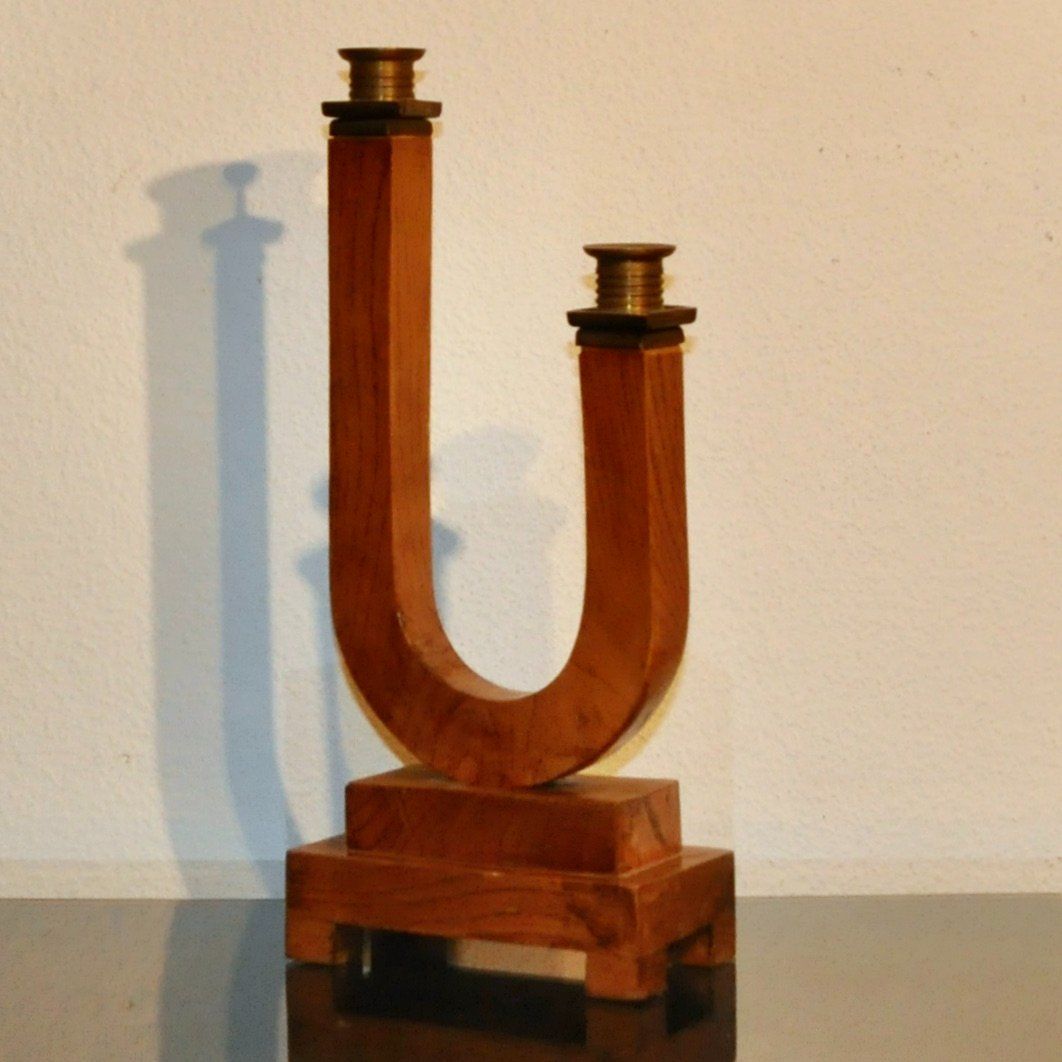 Paire de bougeoirs art déco / Design Vintage (D'occasion) à morges pour ...