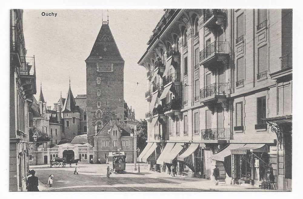 1910 AK Ouchy (Lausanne) mit Strassenbahn | Kaufen auf Ricardo