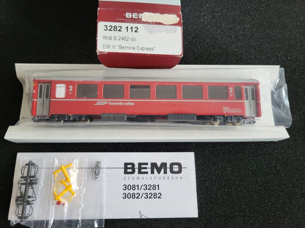 Bemo 3282 112 RhB B 2462 Rot EW III "Bernina Express" (Gebraucht) in La Tour-de-Peilz für CHF 50 ...