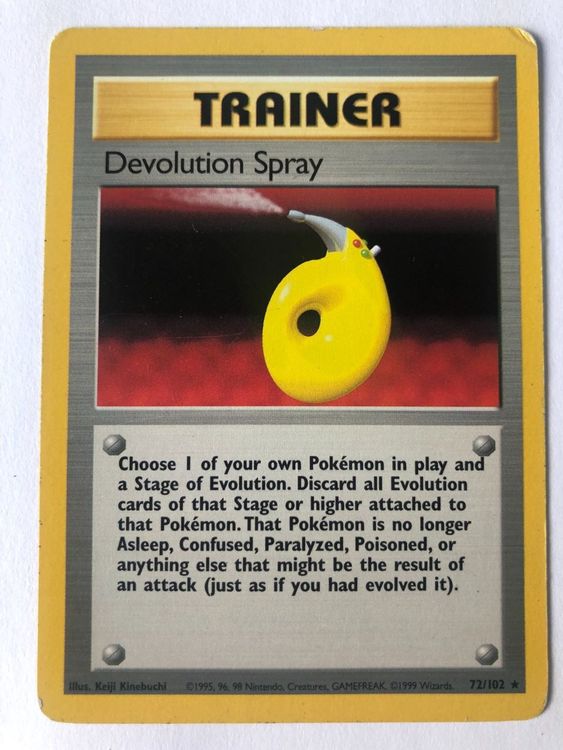 Devolution Spray - Base Set - Pokemon (Gebraucht) in Nussbaumen AG für CHF 16.9 – mit Lieferung ...