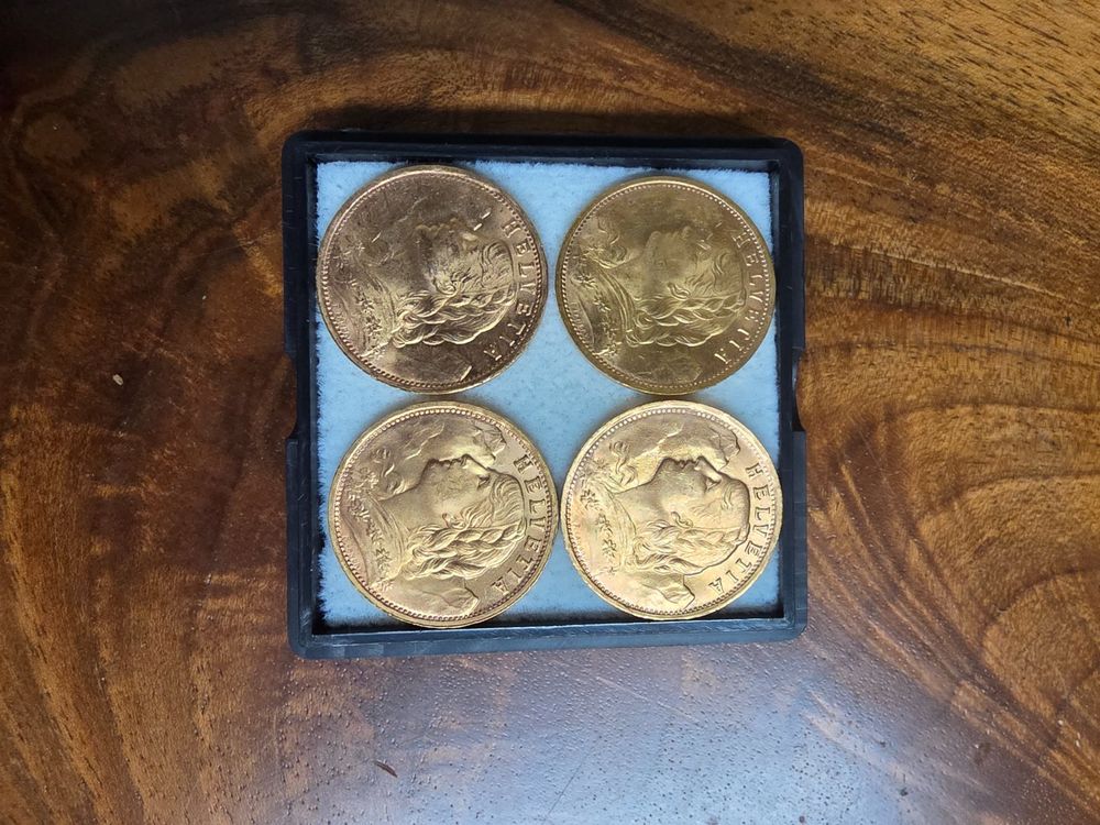 Schweizer Goldvreneli, 20 Fr, Jahrgang 1935 L B (Gebraucht) in Wängi ...