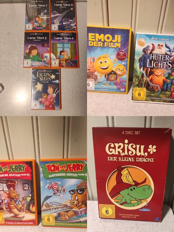 Kinderfilme Grisu, Emoji, Tom & Jerry, Laura... (Gebraucht) in Thal für CHF 12 – mit Lieferung ...