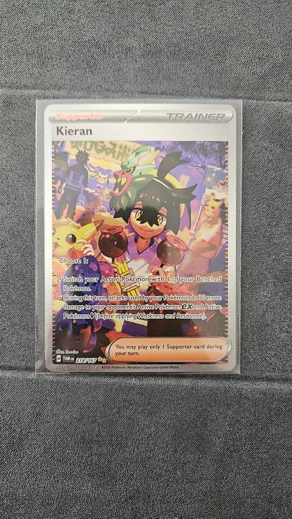 Carte Pokémon Kieran - Supporter - Illustration Rare! EN (Neu (gemäss ...