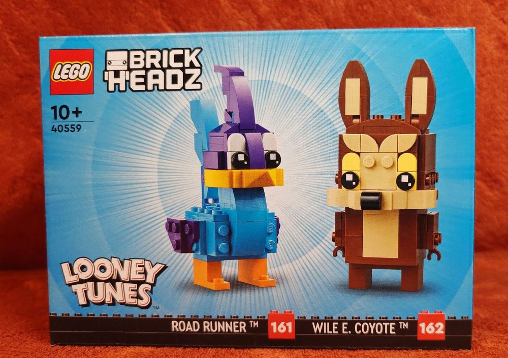 Lego BrickHeadz Looney Tunes Road Runner Wile E.Coyote 40559 (Neu und ...