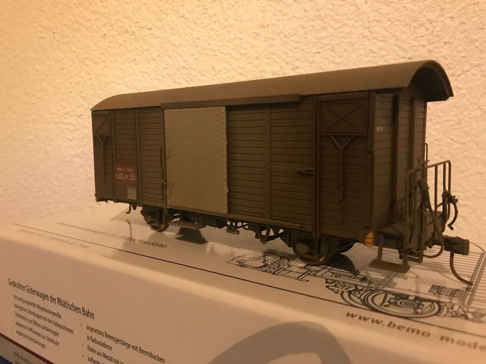Bemo Spur 0m Güterwagen, gealtert | Kaufen auf Ricardo