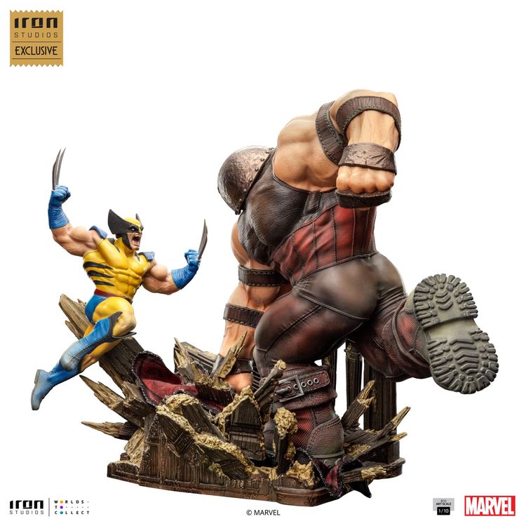 Marvel 1/10 BDS Art Scale Wolverine vs Juggernaut 30 cm (Neu und ...