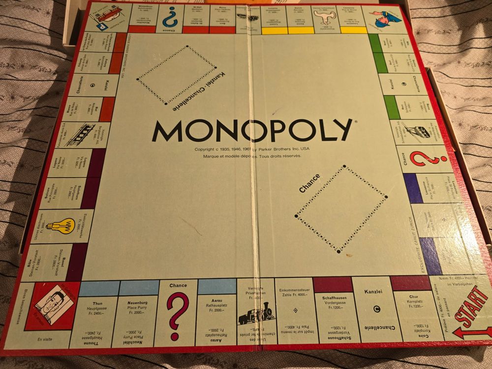 Monopoly De Luxe Schweiz 1935-1961 (Gebraucht) in Gansingen für CHF 28 ...
