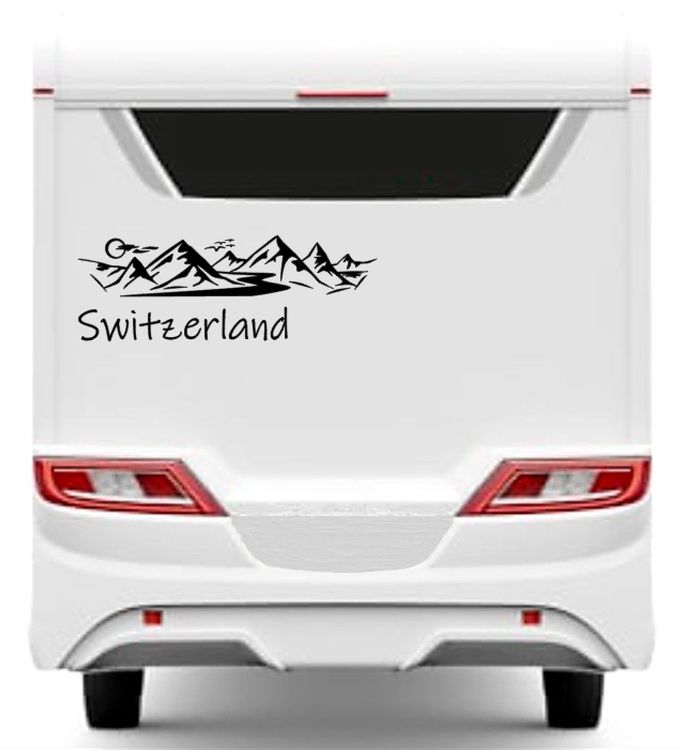 Fahrzeug Aufkleber Auto Wohnmobil VW Camper Switzerland (Neu und ...