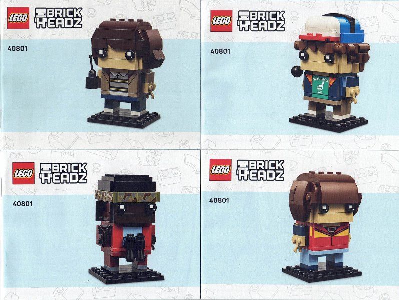 LEGO® BrickHeadz 40801 Mike, Dustin, Lucas und Will (Neu) (Neu und ...