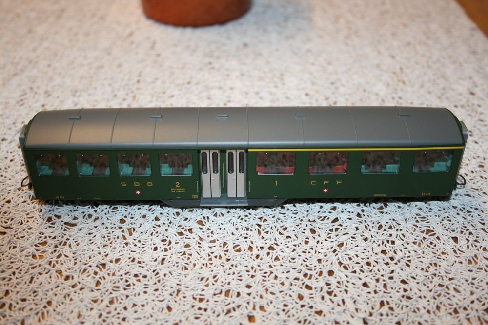 Bemo 3258 415 SBB Brünig AB 475 grün Mitteleinstiegswagen (Gebraucht ...