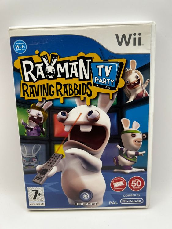Rayman Raving Rabbids TV Party (mehrsprachig) - Nintendo Wii (Gebraucht ...