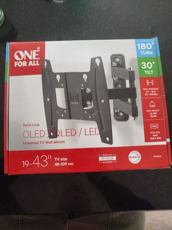 TV Wandhalterung schwenkbar/neigbar, 19-43" (Neu und originalverpackt) in Riedholz für CHF 15 ...