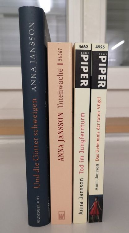 Anna Jansson: Kriminalinspektorin Maria Wern-Reihe (4 Titel) (Neu ...